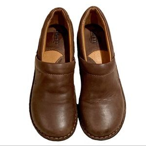Born | Shoes | Born Brown Leather Clogs Size 75 | Poshmark